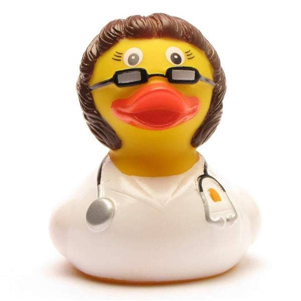 Rubber Duck Doctor - Brunette - Rubber Duck| Shop4Ducks