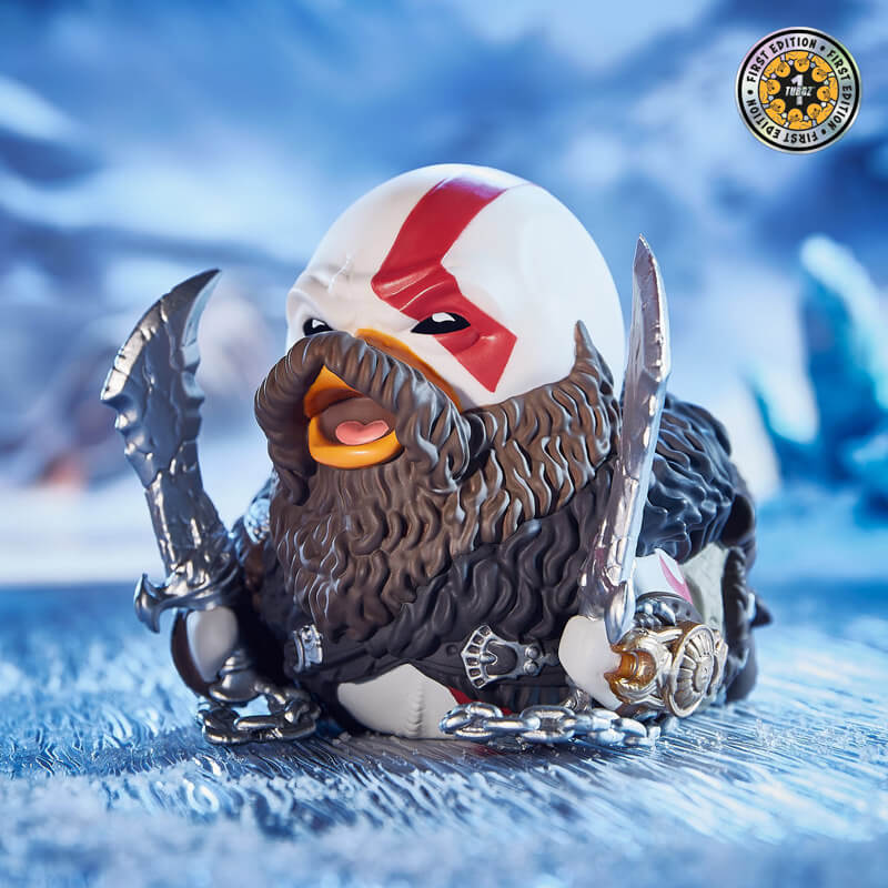 God Of War Kratos Ragnarok TUBBZ Cosplaying Duck Collectible| Shop4Ducks