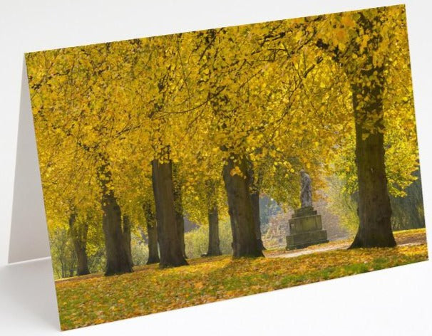 Statue of Hercules in the Quarry Blank Shrewsbury Greetings Card ...