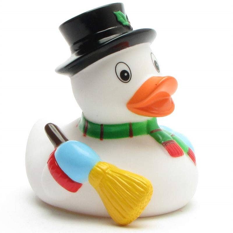 Rubber duck snowman - rubber duck| Shop4Ducks